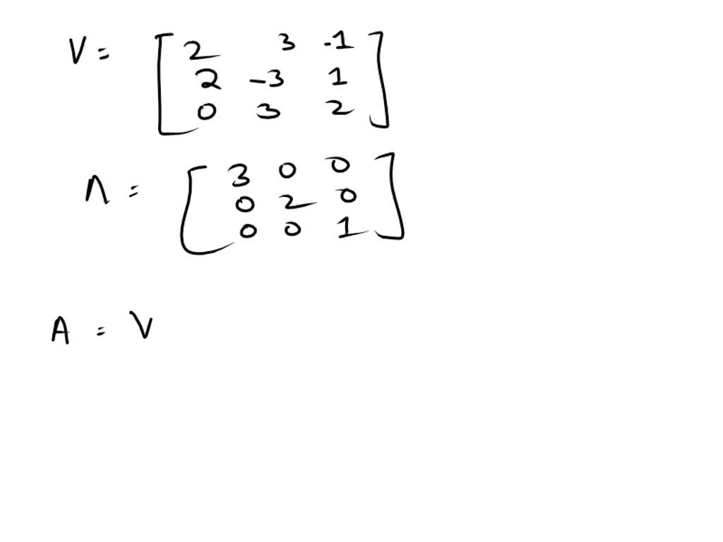 Solved Find A Symmetric 3 × 3 Matrix With Eigenvalues λ1 λ2 And λ3 And Corresponding