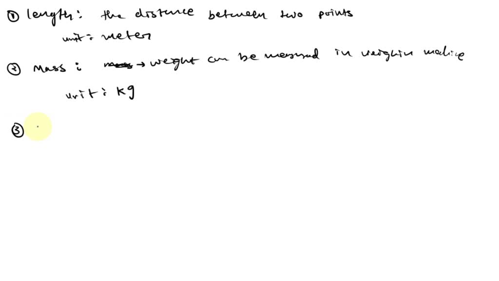 SOLVED A Name The Three Fundamental Physical Quantities And The solved-a-name-the-three-fundamental-physical-quantities-and-the