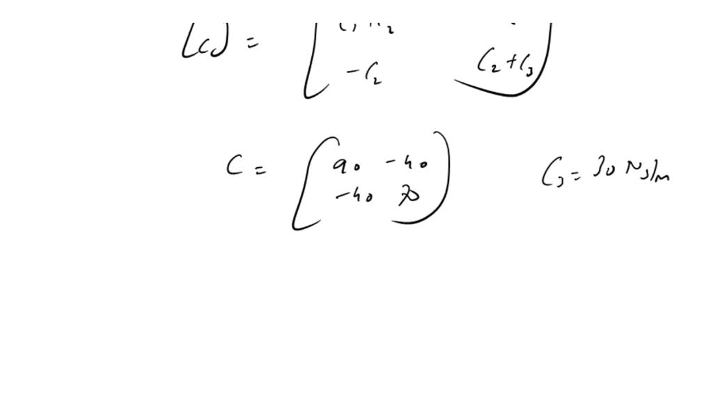 Solved Texts 2 Question 2 [27] A Spring Mass System Shown In Figure