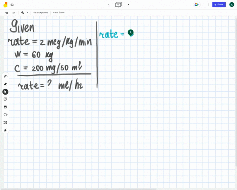 A patient is prescribed dobutamine at 2 microgramskgmin the...