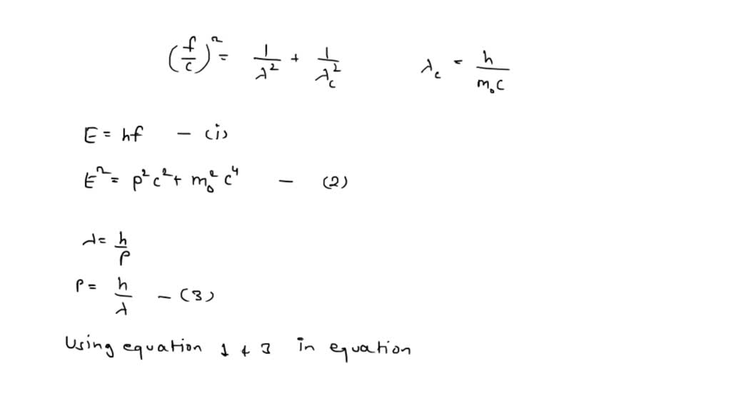 (a) Show that the frequency f and wavelength λ of a freely moving ...