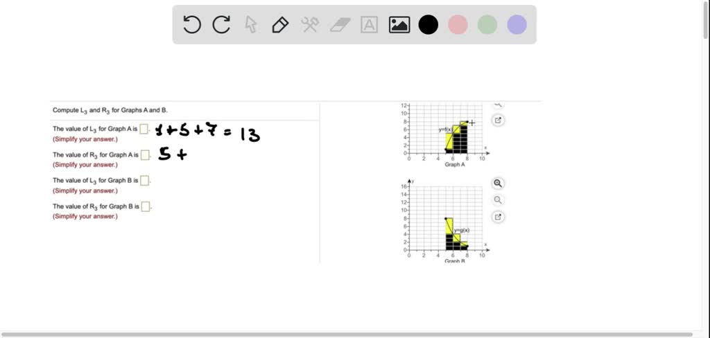 Compute L3 and R3 for Graphs and B The value of L3 for Graph A is ...