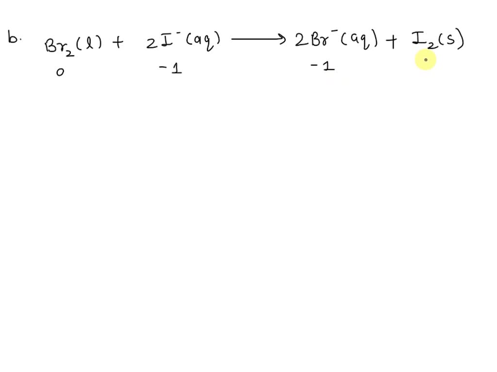 Solved Calculate E Cell ∘ For Each Balanced Redox Reaction And