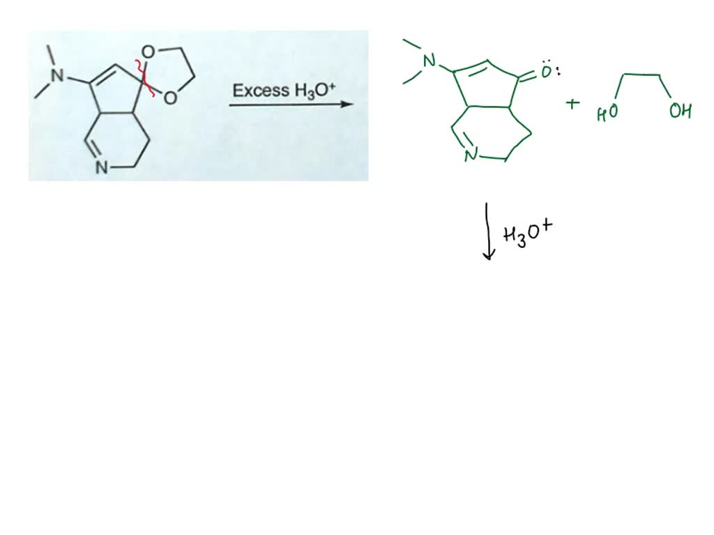 SOLVED: 8. Draw the products of the imine hydrolysis reaction shown ...