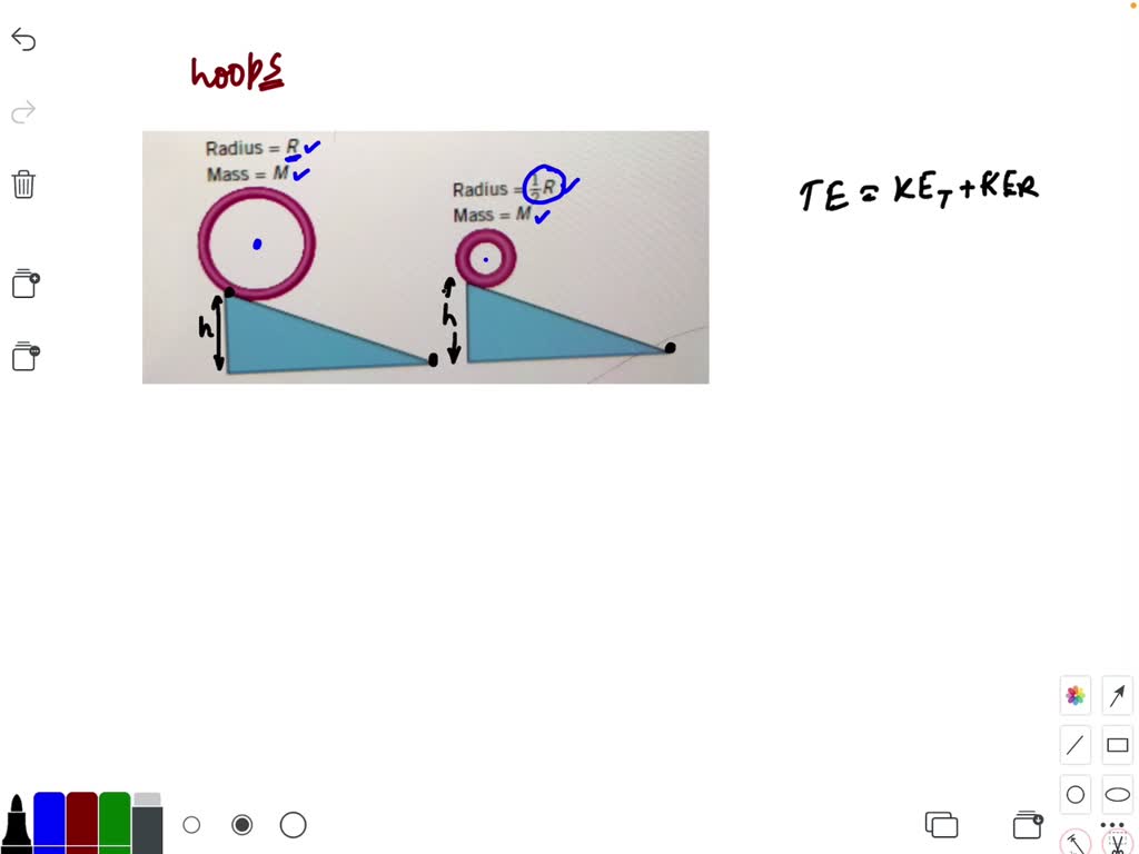 SOLVED: hoop has twice the radius of the other: The moment of inertia ...