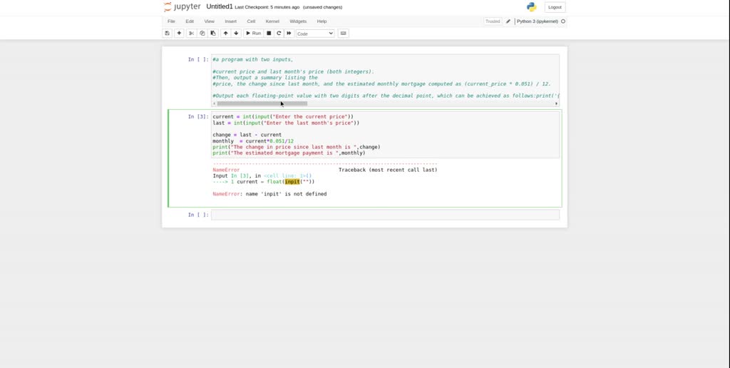1 41 Lab Input And Formatted Output House Real Estate Summary Sites