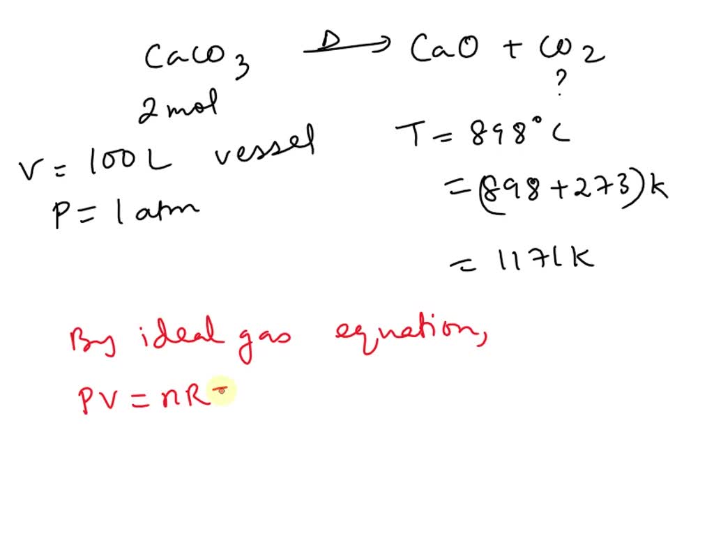 SOLVED: When heated strongly, solid calcium carbonate decomposes to ... SOLVED: When heated strongly, solid calcium carbonate decomposes to ...
