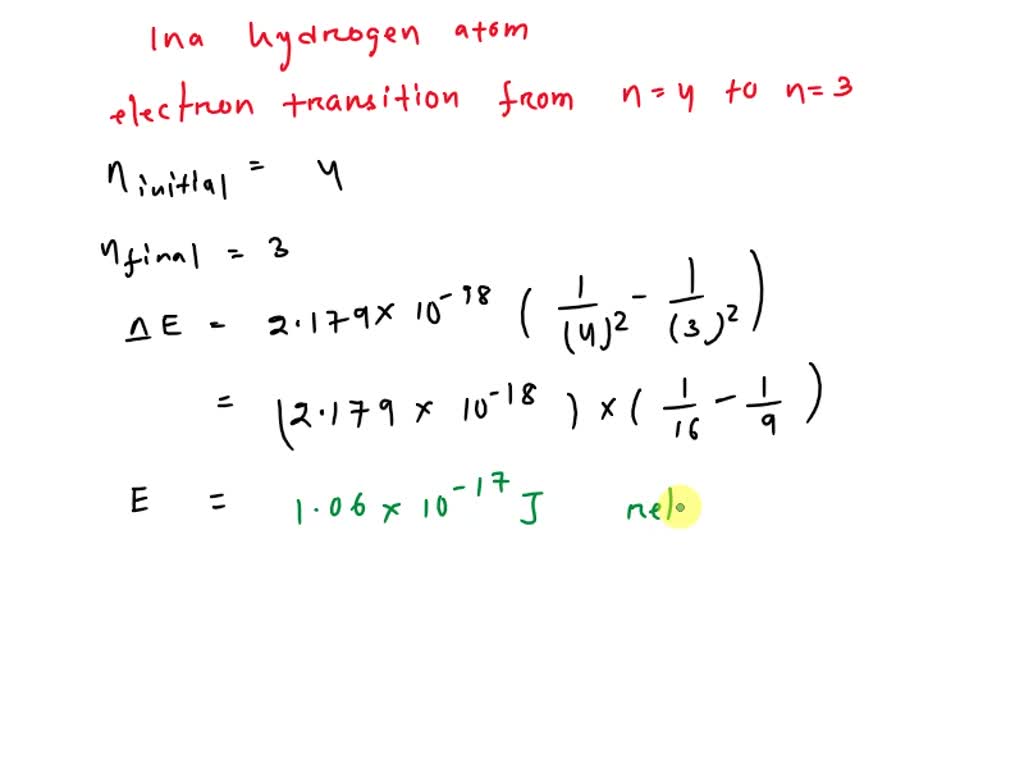 Solved A Hydrogen Atom Exists With Its Electron In The N 4 State