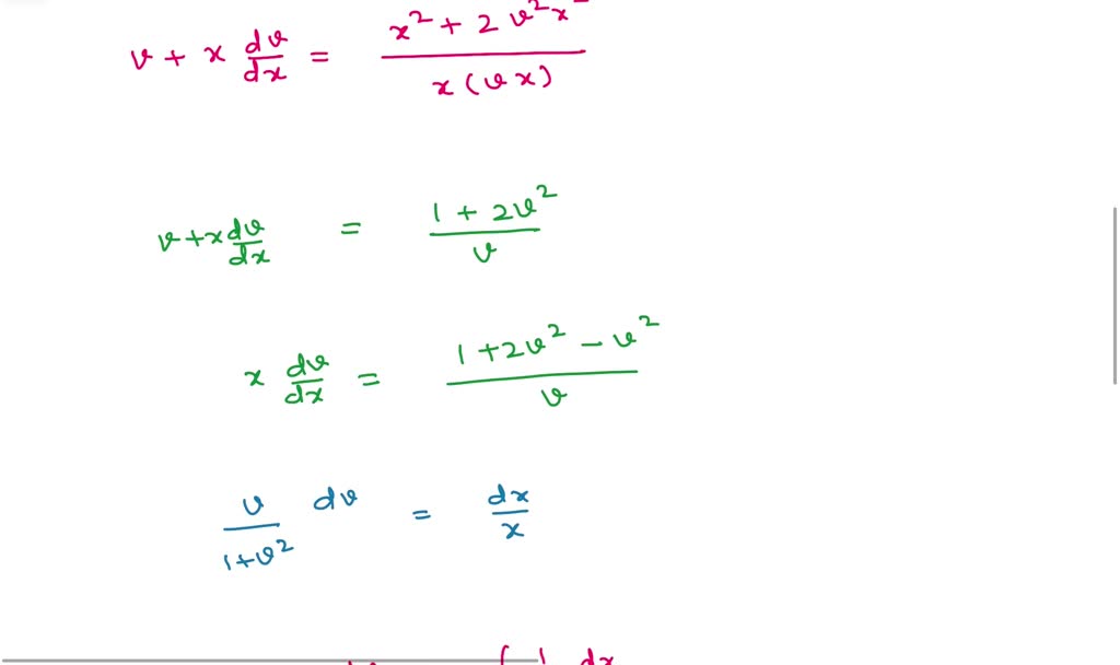 SOLVED: Solve the given initial-value problem. The DE is homogeneous ...