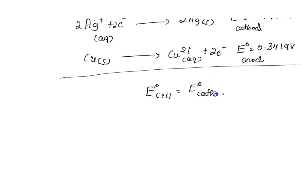 Solved Calculate The Ecell Value At 298 K For The Cell Based On The