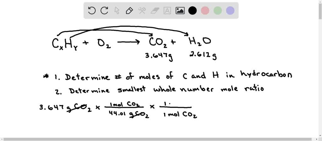 SOLVED: The complete combustion of a hydrocarbon produces 90.36 g of ...
