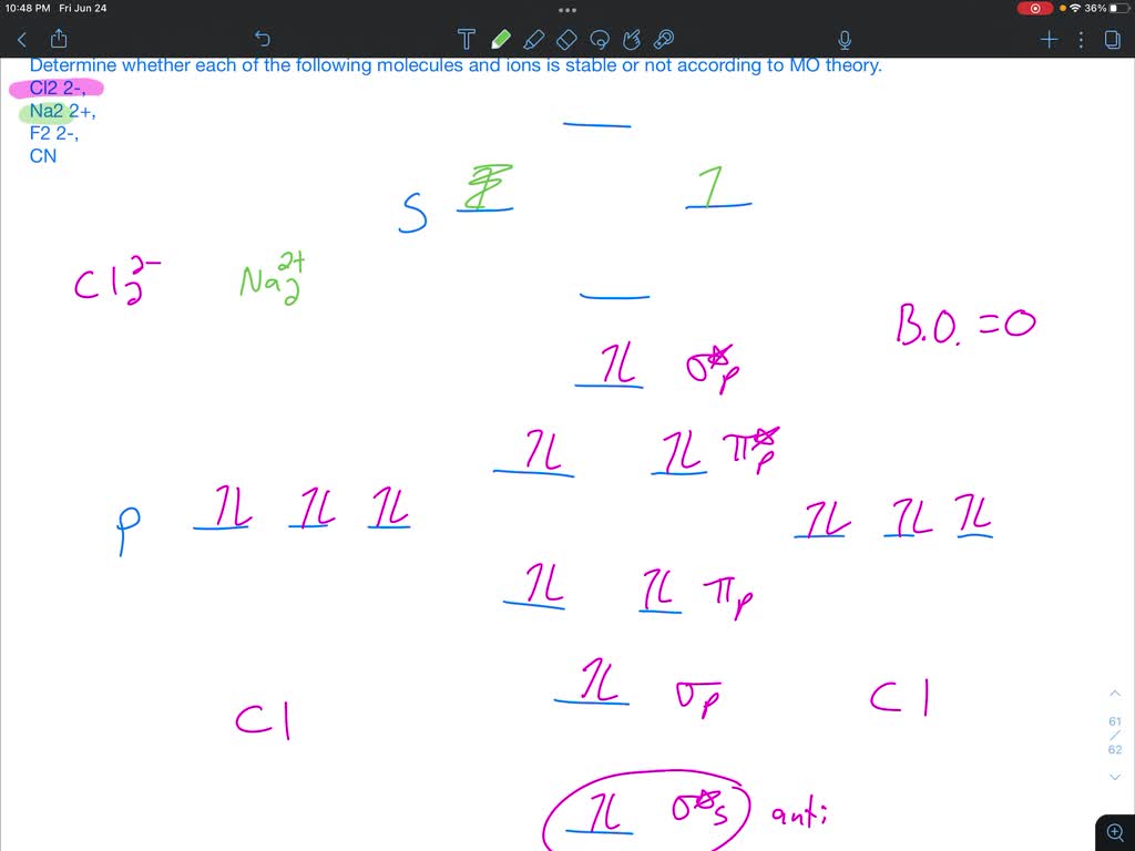 SOLVED: Determine whether each of the following molecules and ions is ...