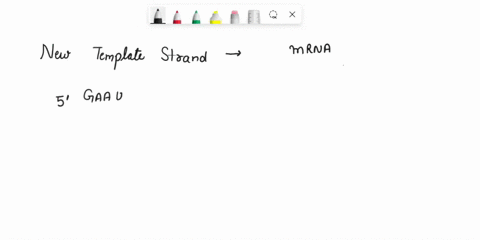 The following DNA sequence occurs in the nontemplate strand of a ...