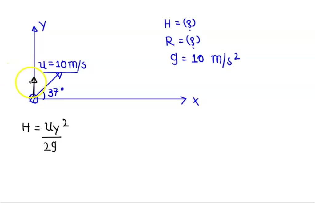 SOLVED: What are the four projectile motion formulas in Physics? Name and write. How do you know ...