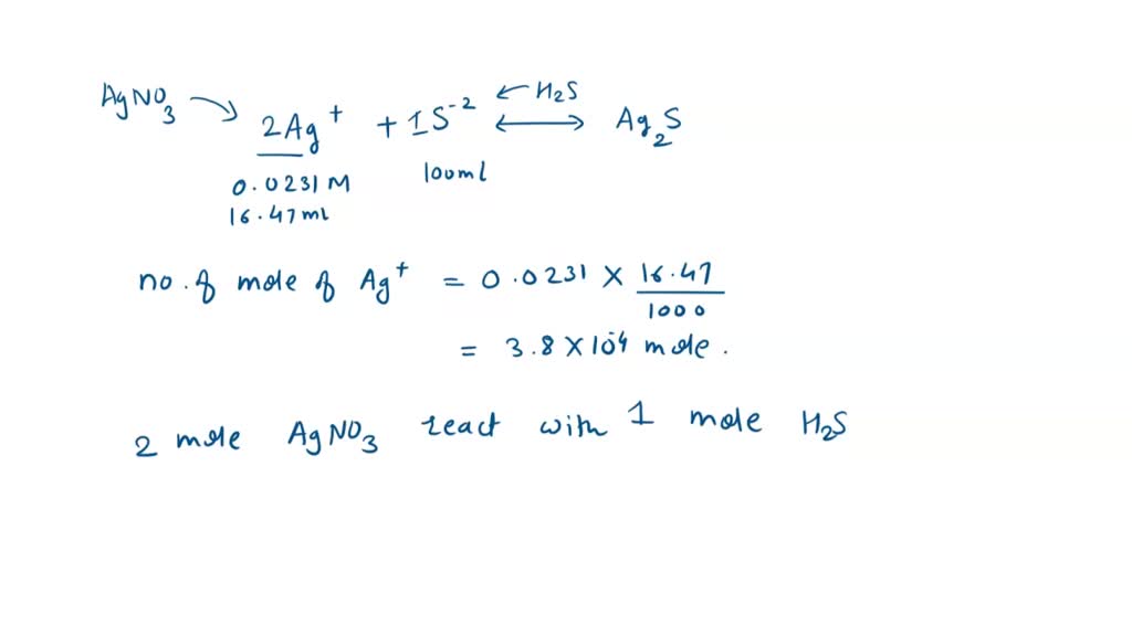 SOLVED: The sulphide contents of 100 ml of a water sample were titrated ...