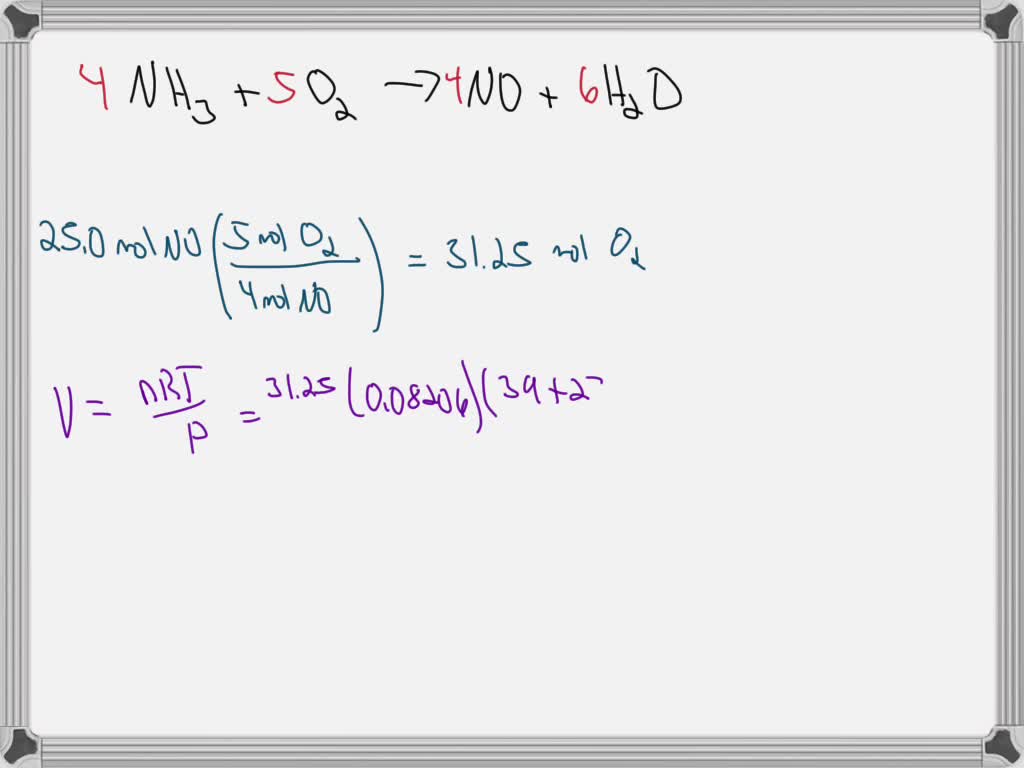 SOLVED: The industrial production of nitric acid (HNO3) is a multistep ...