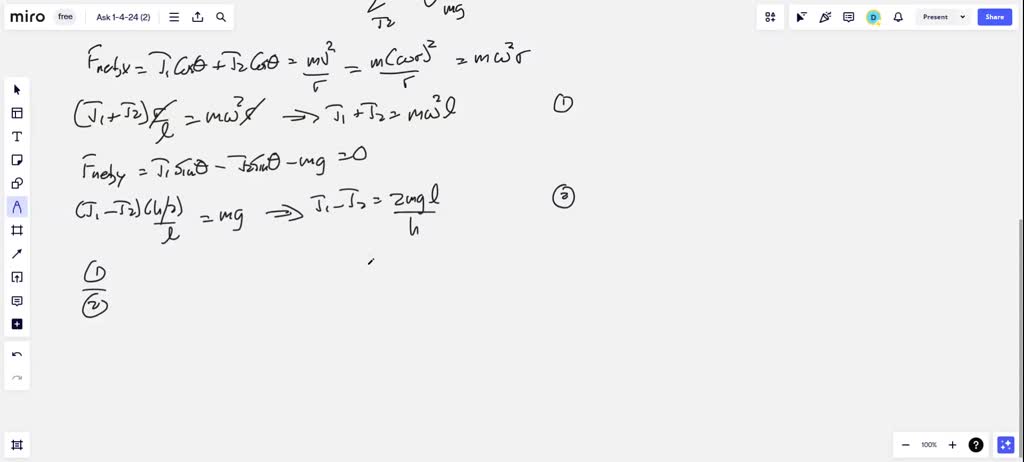 Solved Two Identical Strings With Fixed Ends Separated By Height H Have Their Other Ends Tied