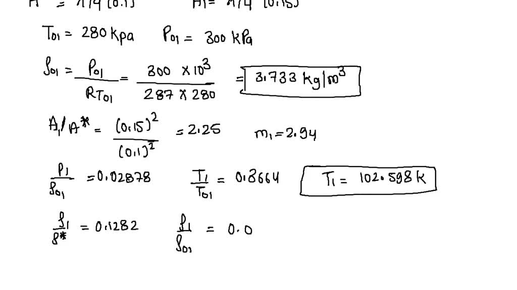 SOLVED: Q.4. Air is fed from a large reservoir, where the temperature ...