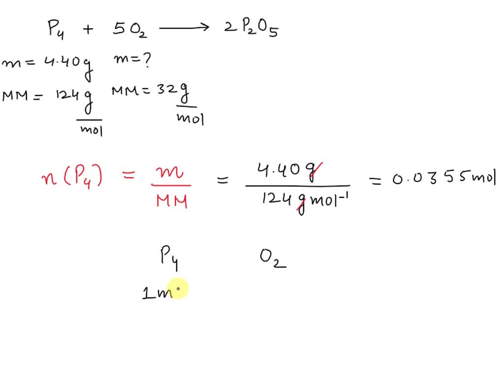 SOLVED: Elemental phosphorus burns in oxygen with an intensely hot ...