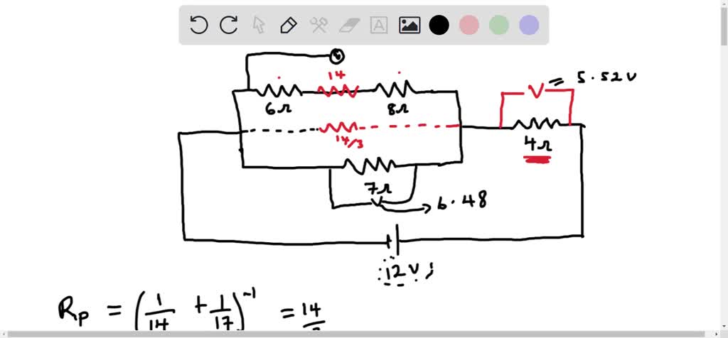 SOLVED: 'For the circuit shown below, find: The equivalent resistance ...