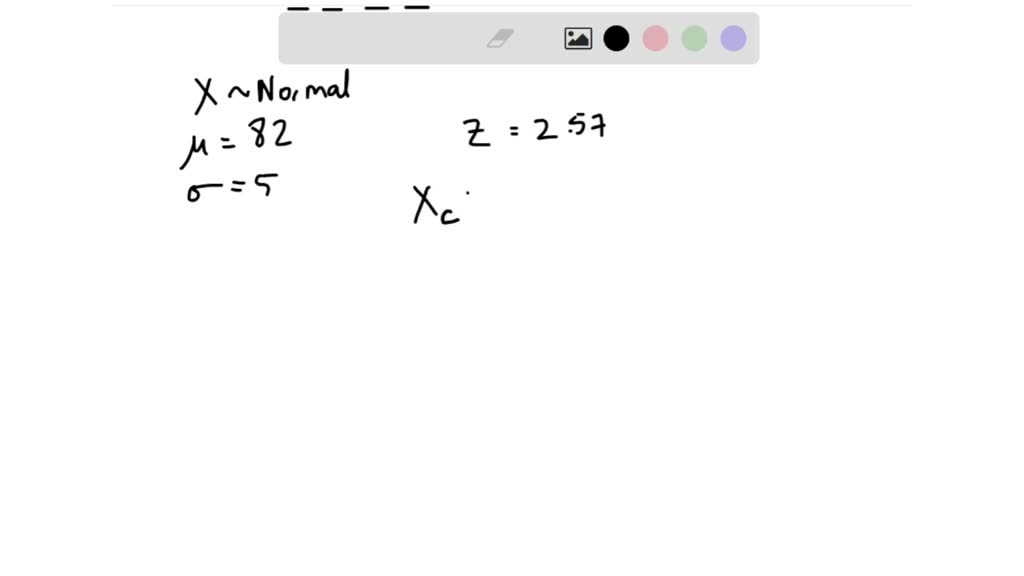 Solved Suppose The Scores On An Exam Are Normally Distributed With A