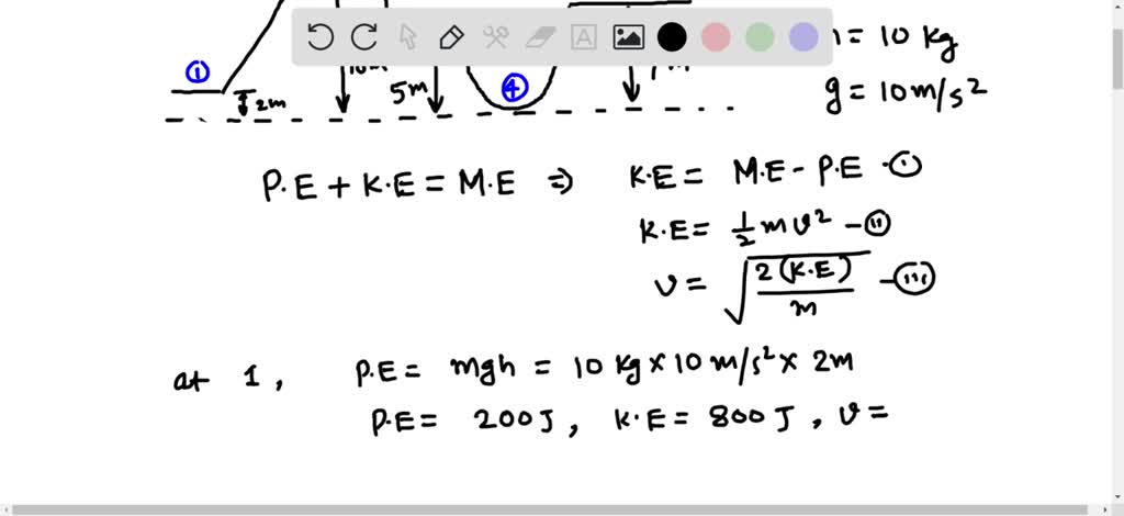 SOLVED: Now open the Energy VS position graph and read the potential (U ...
