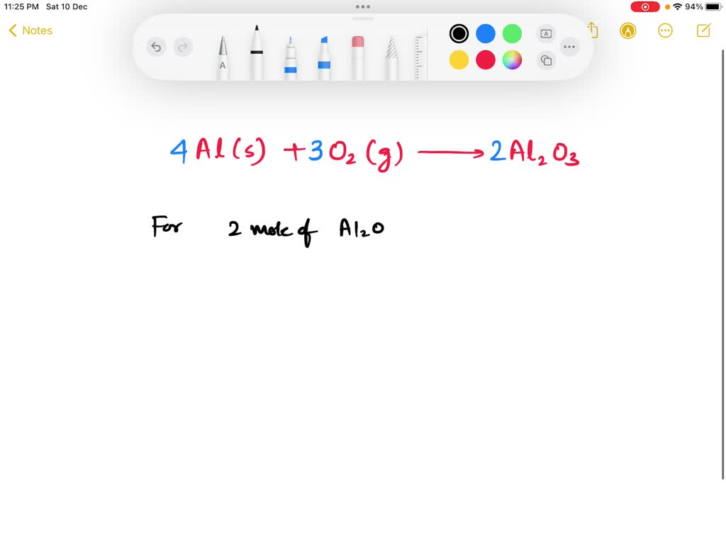 SOLVED: 1. In the following balanced equation, how many moles of ...