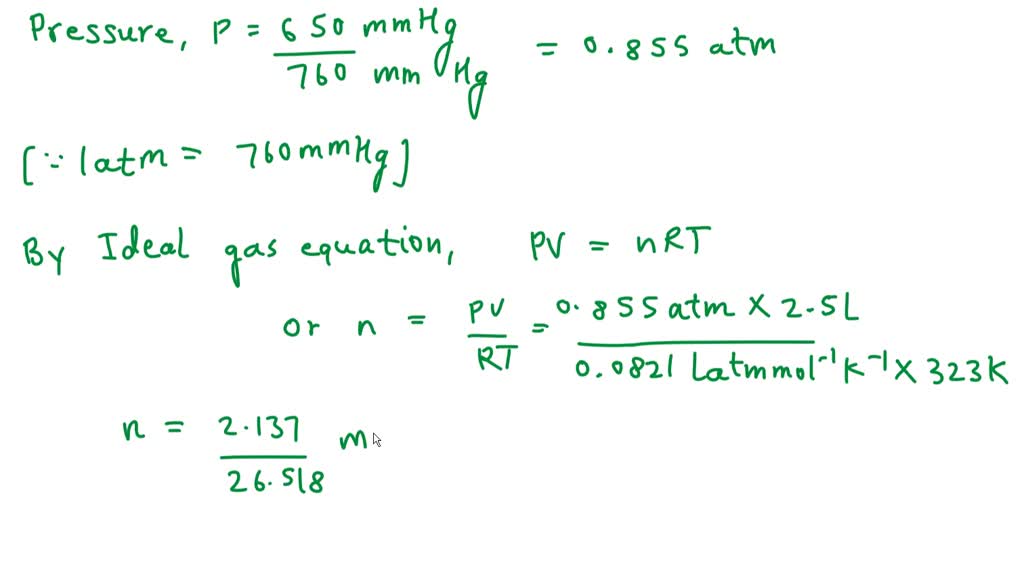 SOLVED: How many molecules of nitrogen gas can be present in a 2.5 L ...