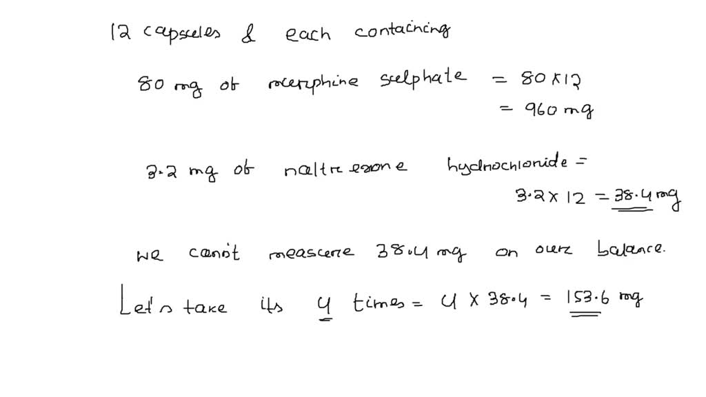 SOLVED: A pharmacist quizzes a pharmacy intern on the aliquot method in ...