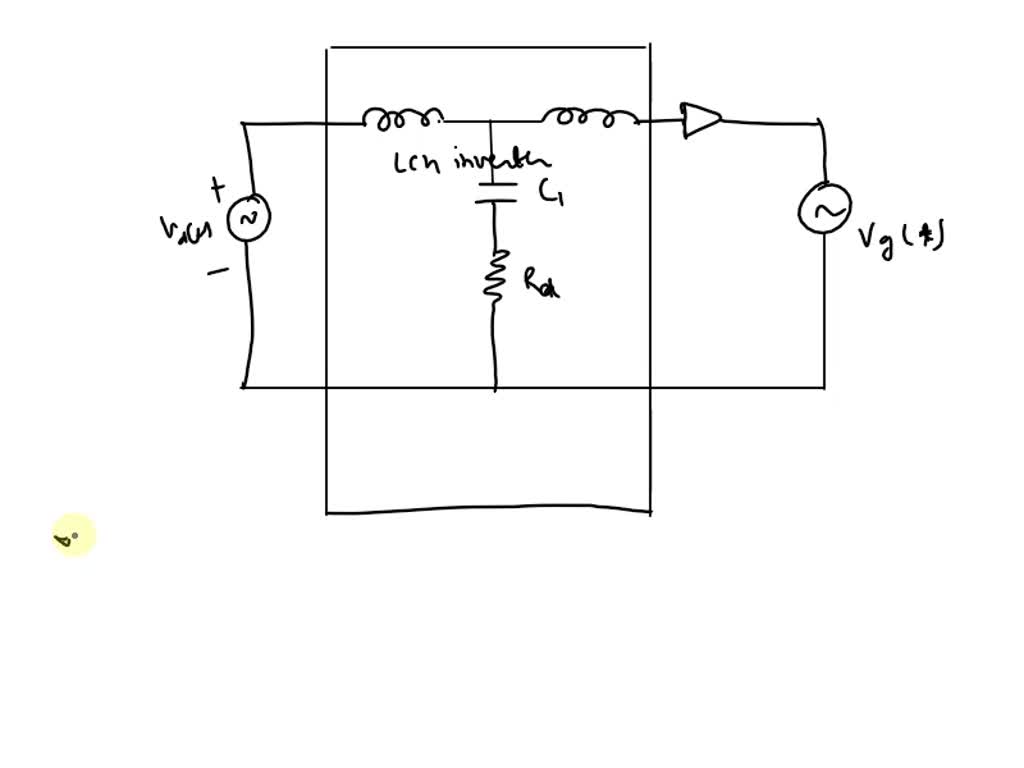 SOLVED: A single phase, unipolar PWM, grid-tied PV inverter with a single L filter interfaces ...