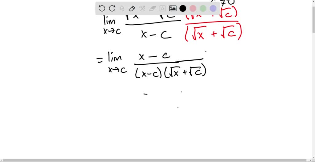 SOLVED: Using the limit definition of the derivative f'(c) = lim x->c (f(x)-f(c)/x-c, show that ...