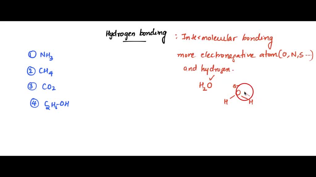 SOLVED: Question 21 (2 points) Which of the following molecules can participate in hydrogen ...