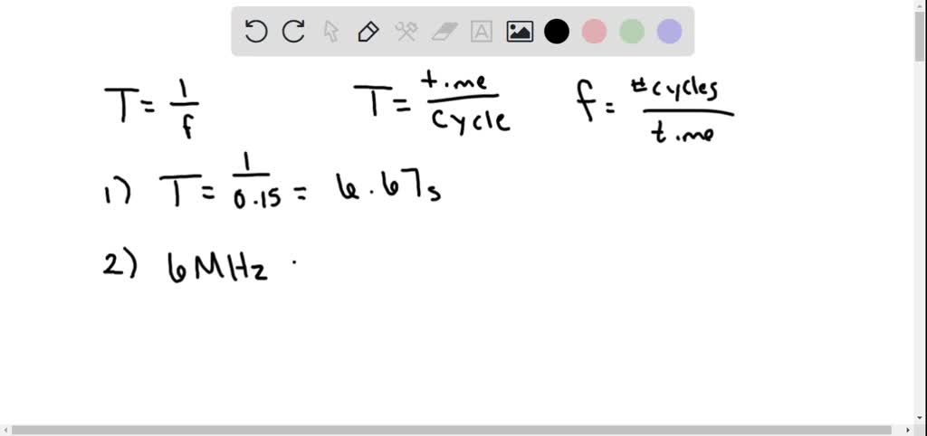 SOLVED: Determine the frequencies of oscillations with the following ...