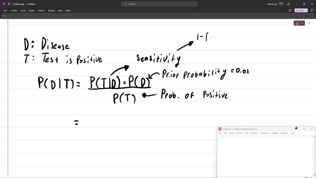 SOLVED: Task I: Probability Consider a medical diagnostic scenario where a patient undergoes a ...