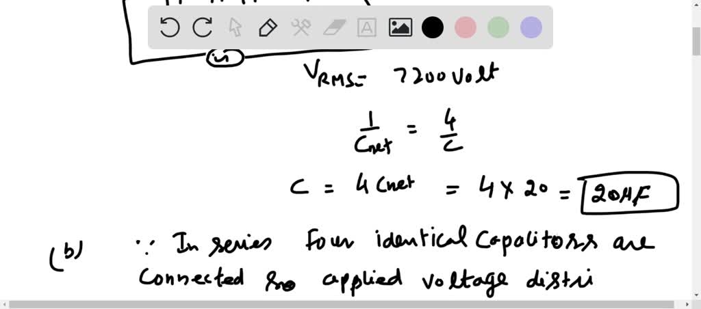 SOLVED: A utility company plans to connect a total of 20 Î¼F of ...
