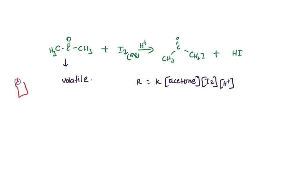 SOLVED In The Iodination Of Acetone Chemistry Lab What Are Sources Of 