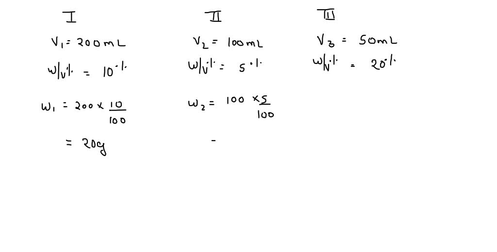 SOLVED: to make 300 ml of a 5% dextrose solution, using 10% dextrose ...