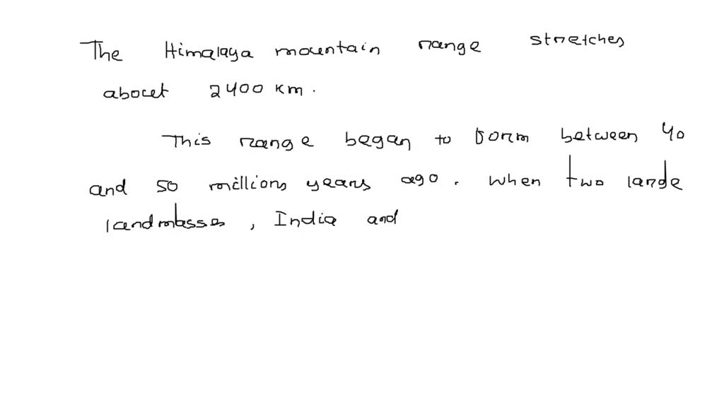 7. "The Himalaya consists of three parallel ranges in its longitudinal ...