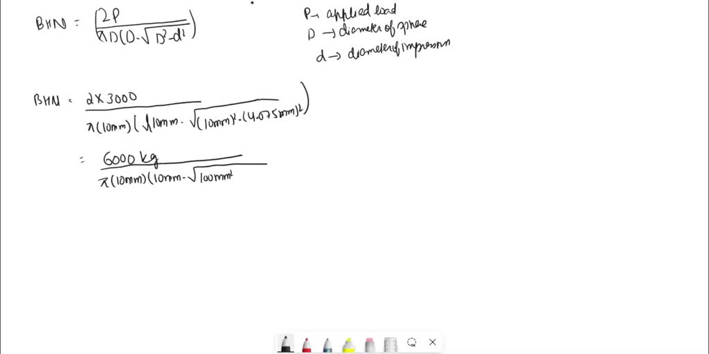SOLVED: The Brinell hardness number of a Grade 1 through-hardened steel ...