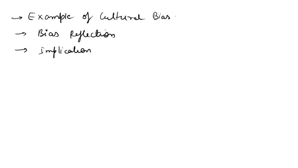 SOLVED: Find an example of cultural bias in achievement tests (either ...