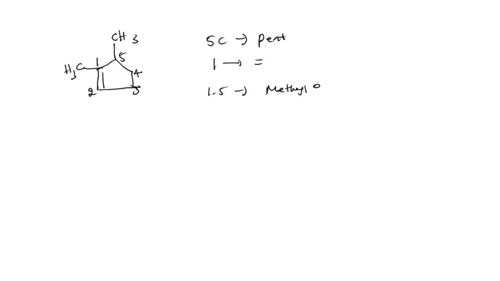 SOLVED: Name the cycloalkenes using IUPAC (systematic) names.