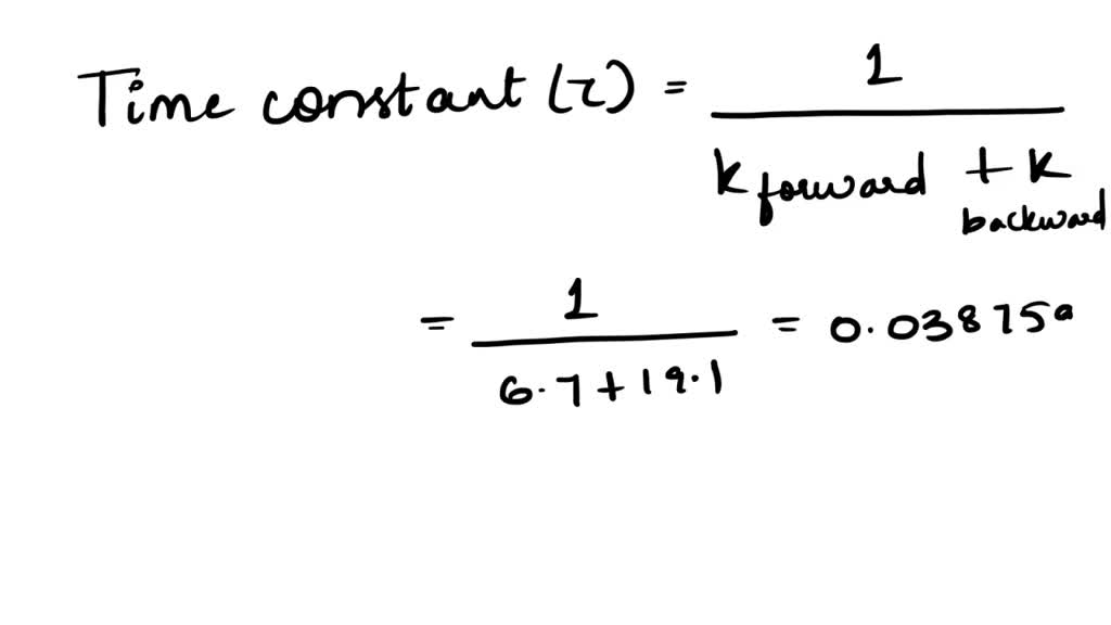 SOLVED: You have a process where A ⇌⇌ B and initially the forward rate ...