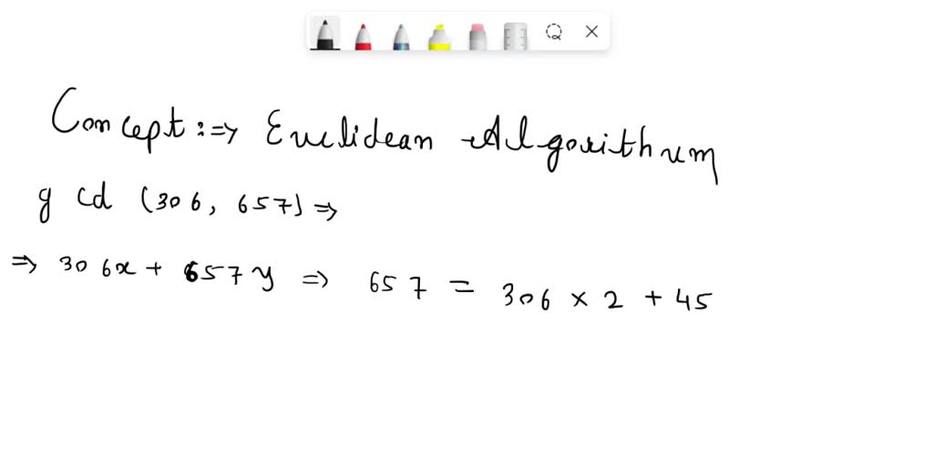 Solved Prove That The Euclidean Algorithm Terminates At The Gcd Of Its Input 5785