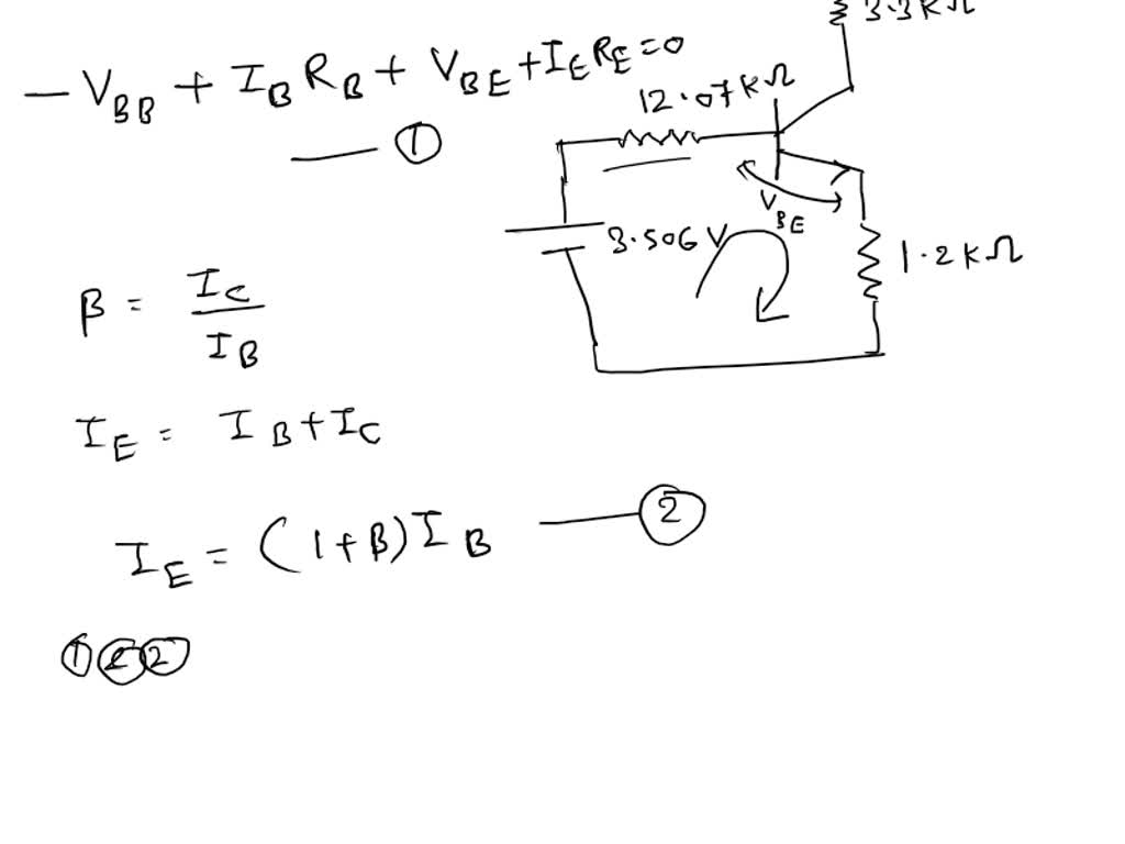 9.3 Given the circuit of Figure P9.3, estimate the operating point of ...