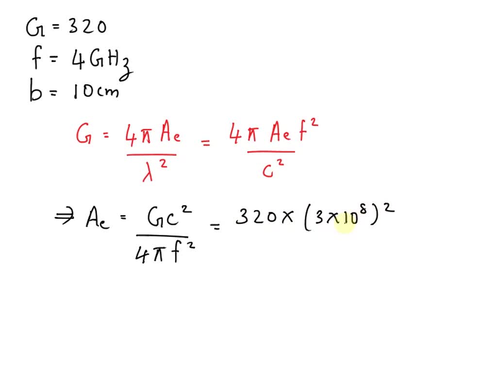 SOLVED A Pyramidal Horn Antenna Operating At 4 GHz Has A Power Gain Of SOLVED A Pyramidal Horn Antenna Operating At 4 GHz Has A Power Gain Of