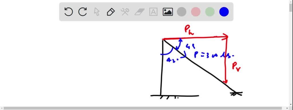 SOLVED: Problem 3: A telephone pole is braced by a guy wire that exerts ...