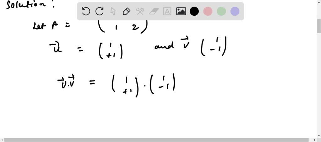 SOLVED: (a) Give an example of a 4-dimensional vector space V other ...