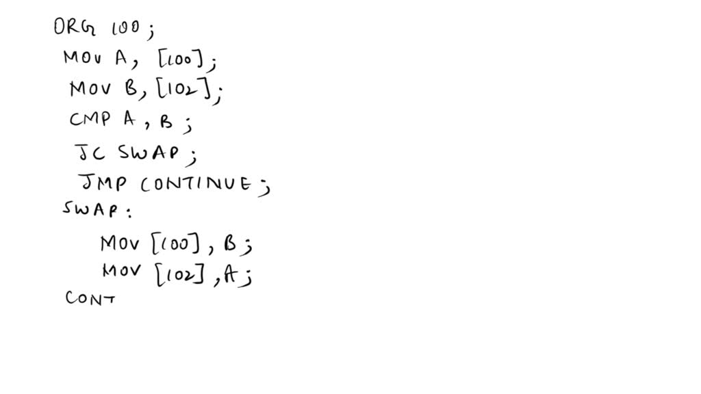 Solved Write An Assembly Code To Find The Multiplication Of Numbers In A Given Array That Is 3875