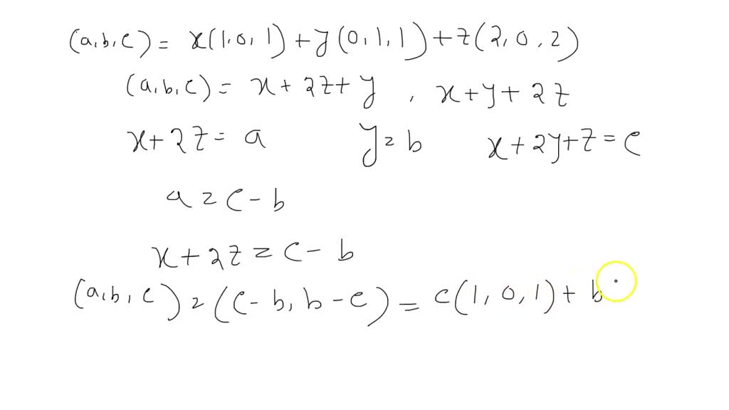 SOLVED: What is the dimension of the vector space L(R4, R3) of all linear maps with domain R4 ...