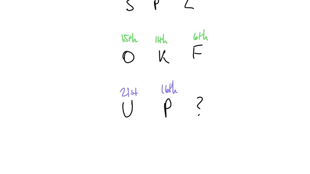 What letter completus the parein? SPL OKF UP?